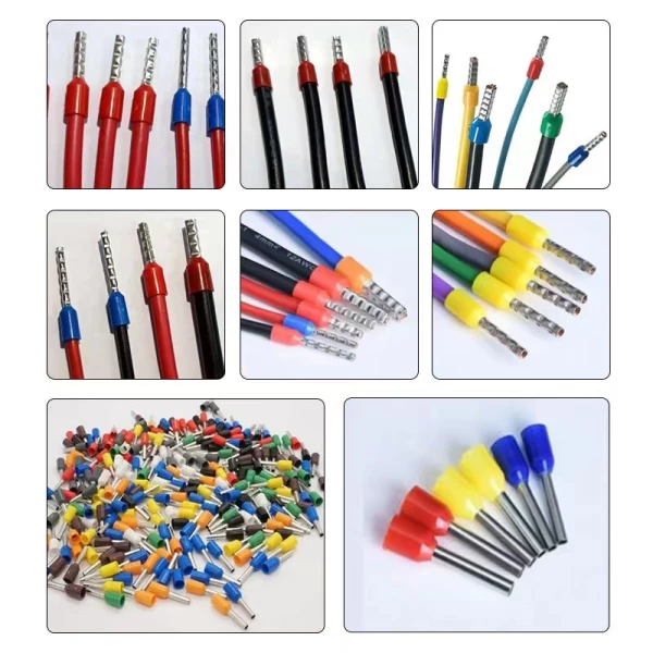 Automate Wire Threading Stripping Ferrule Crimping Machine