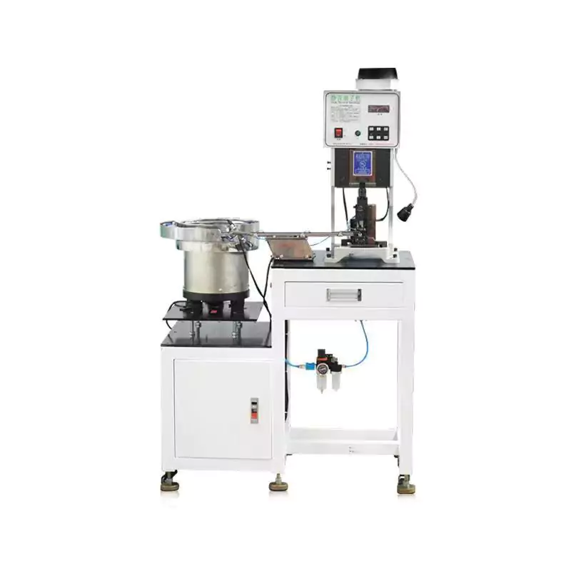 Vibratory Feeding Crimping Machine For Insulated Terminals